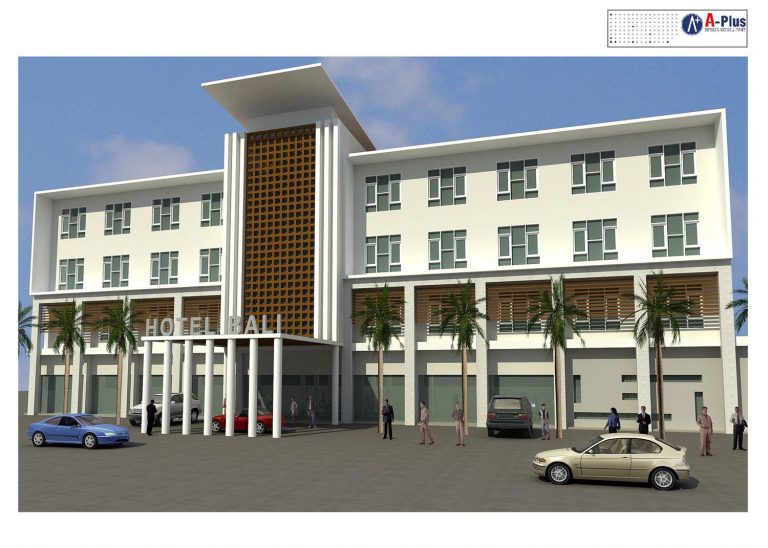 Desain Fasad Hotel - A+ Design | Arsitek Surabaya